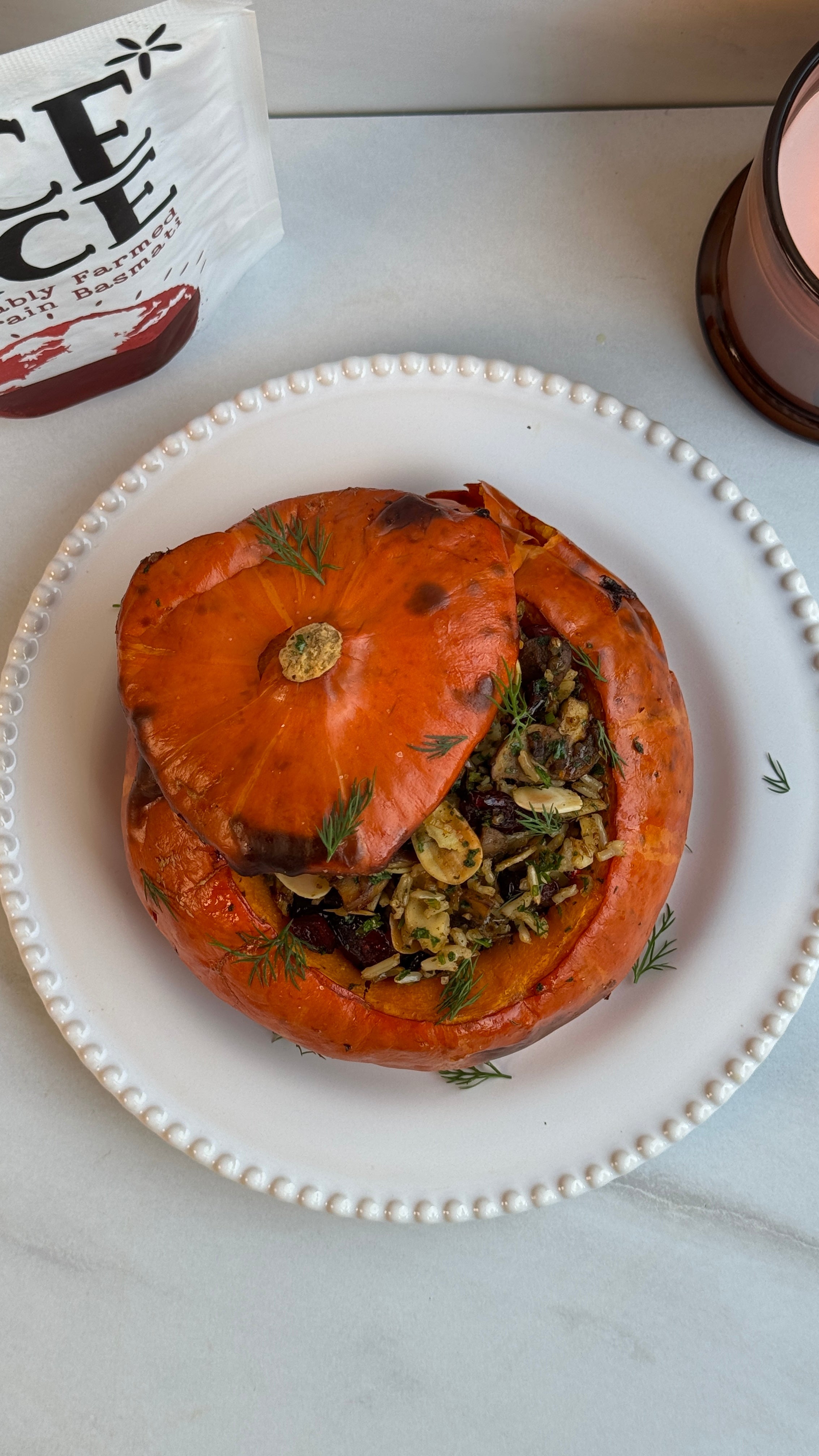 Stuffed Pumpkin – Nice Rice